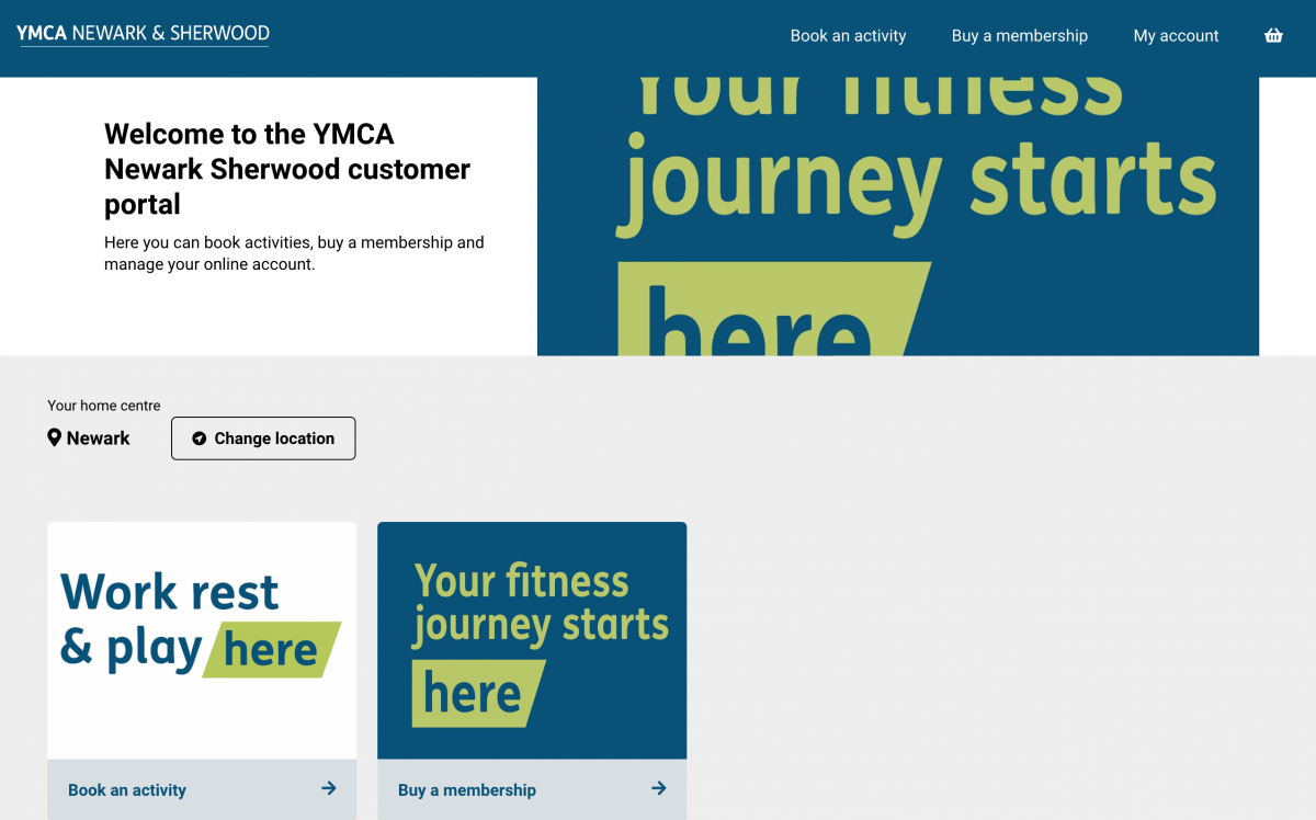 How to book step-by-step - YMCA Newark and Sherwood