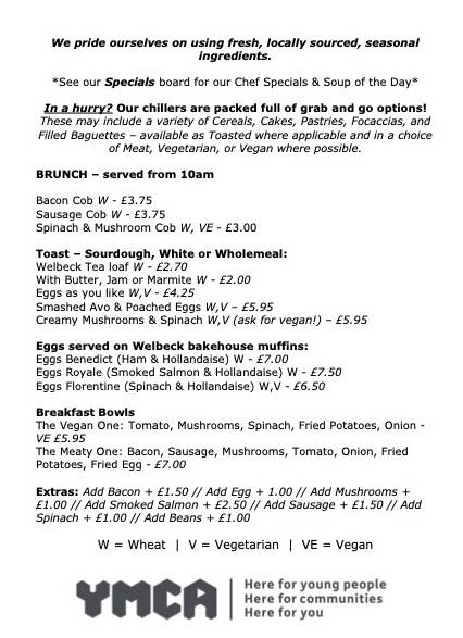 Newark Cafe - YMCA Newark and Sherwood